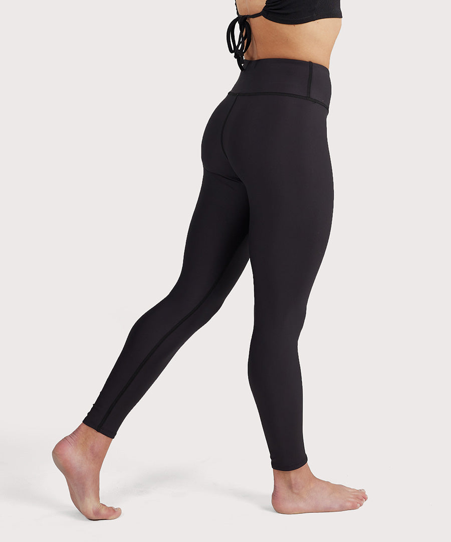 Plum Basic Black Gymnastics Leggings